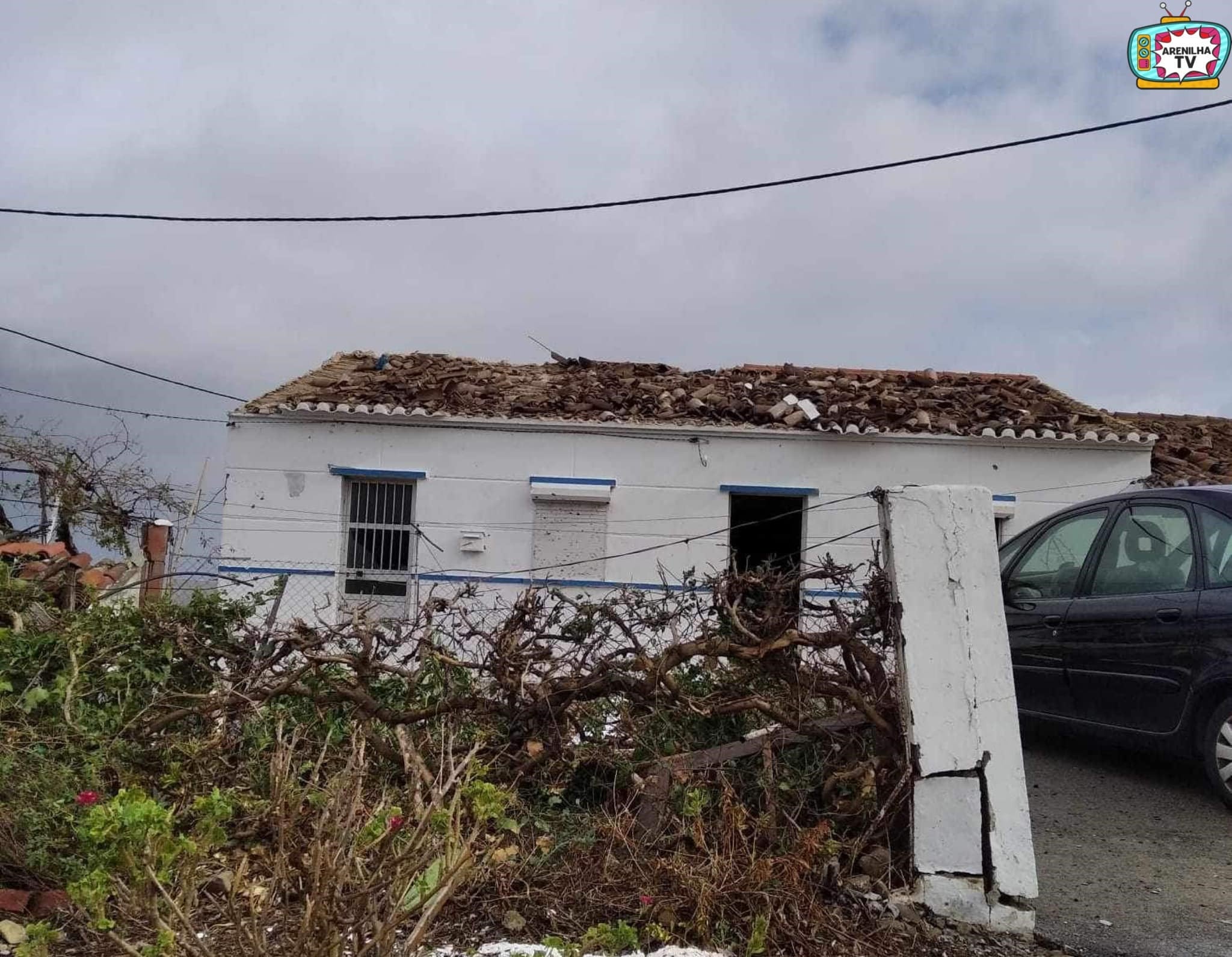 Idosos realojados pelo filho após mini tornado na Choça Queimada